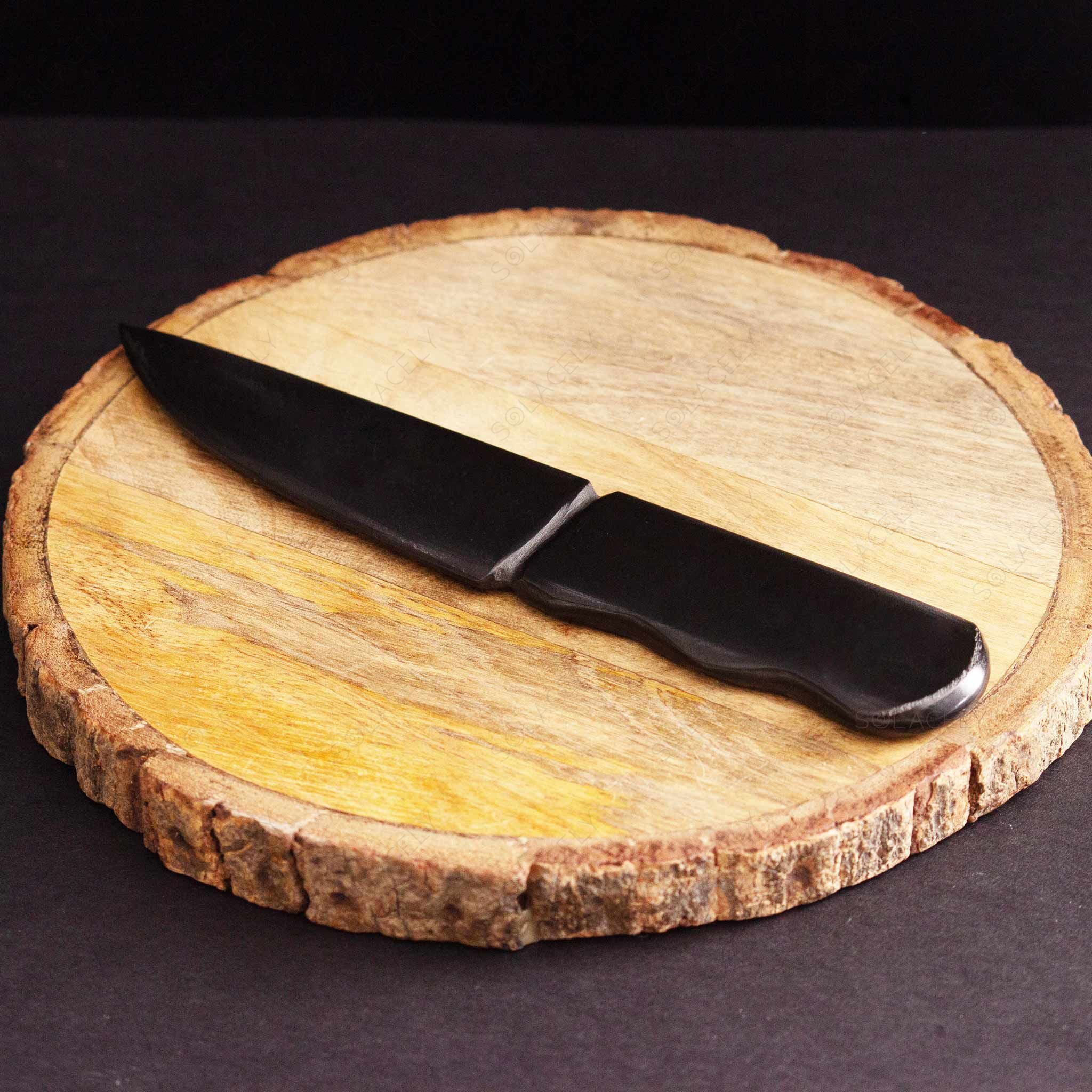 Black Tourmaline Knife for Energy Shield and Protection