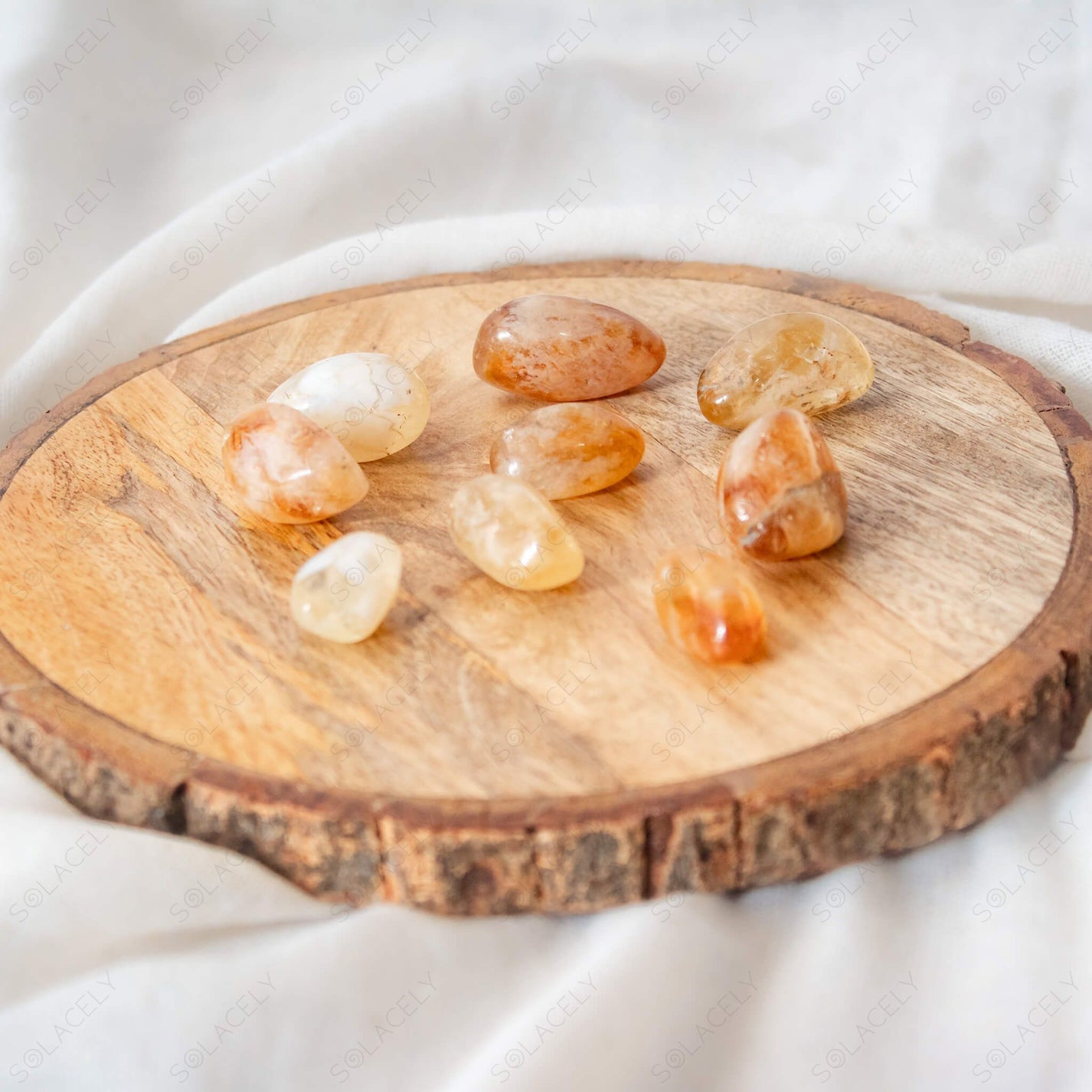 Citrine Tumble Stone Pack Of 5 | Creativity and Concentration