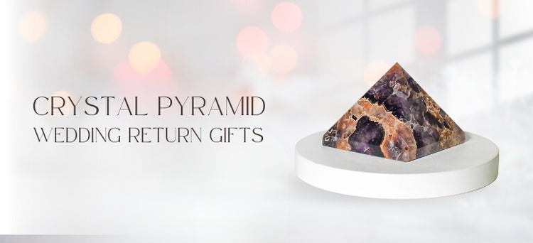 Crystal Pyramid Wedding Return Gifts - Solacely