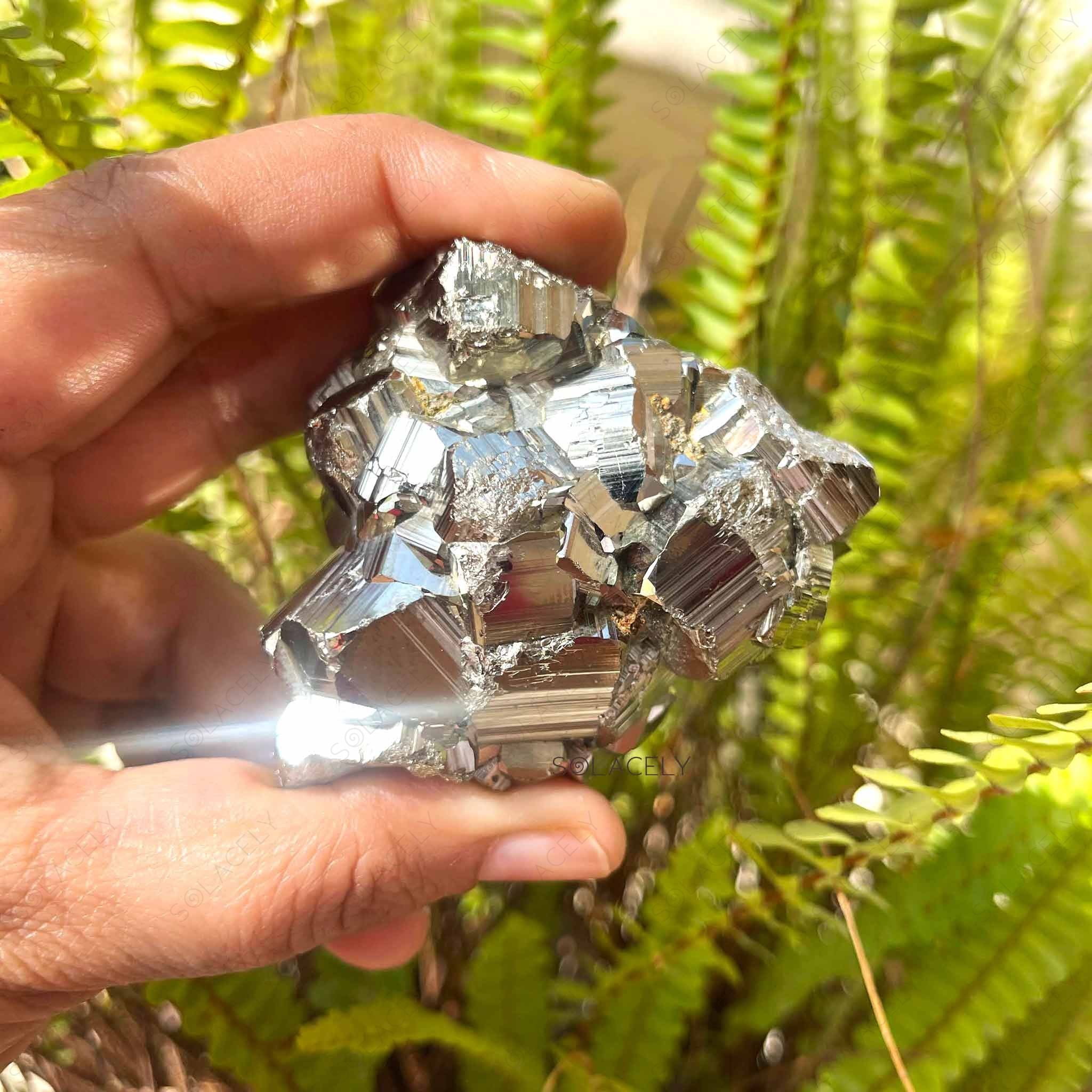 Peruvian Pyrite Cluster for Wealth, Fame and Fortune