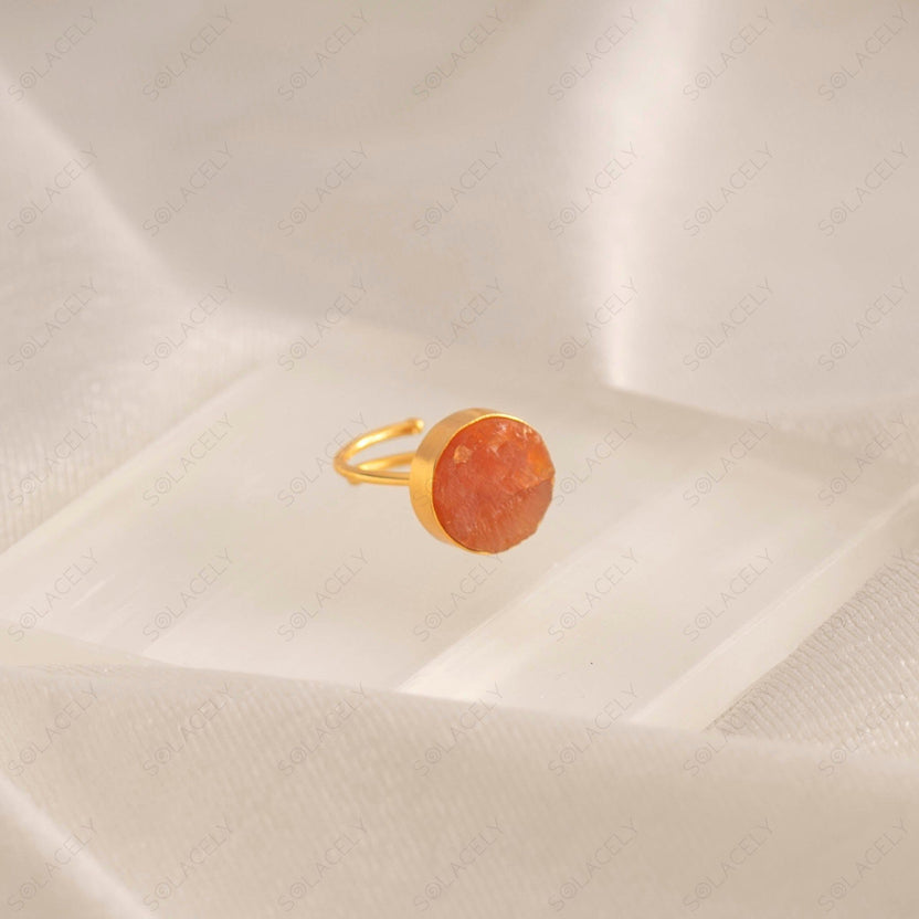 Crystal Rings Made From Natural Crystal Stones - Solacely