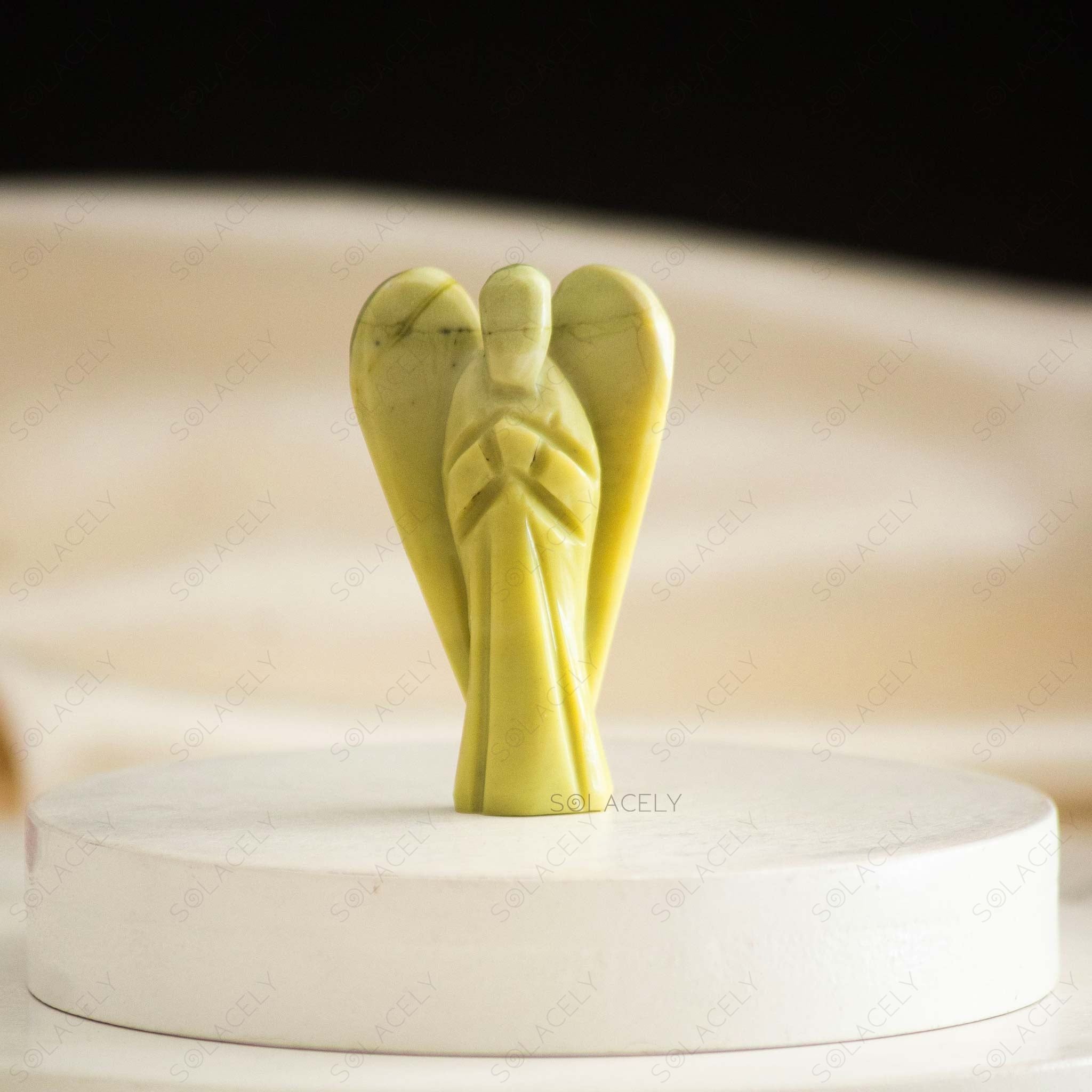 Serpentine Crystal Angel - Crystal For Healing and Protection