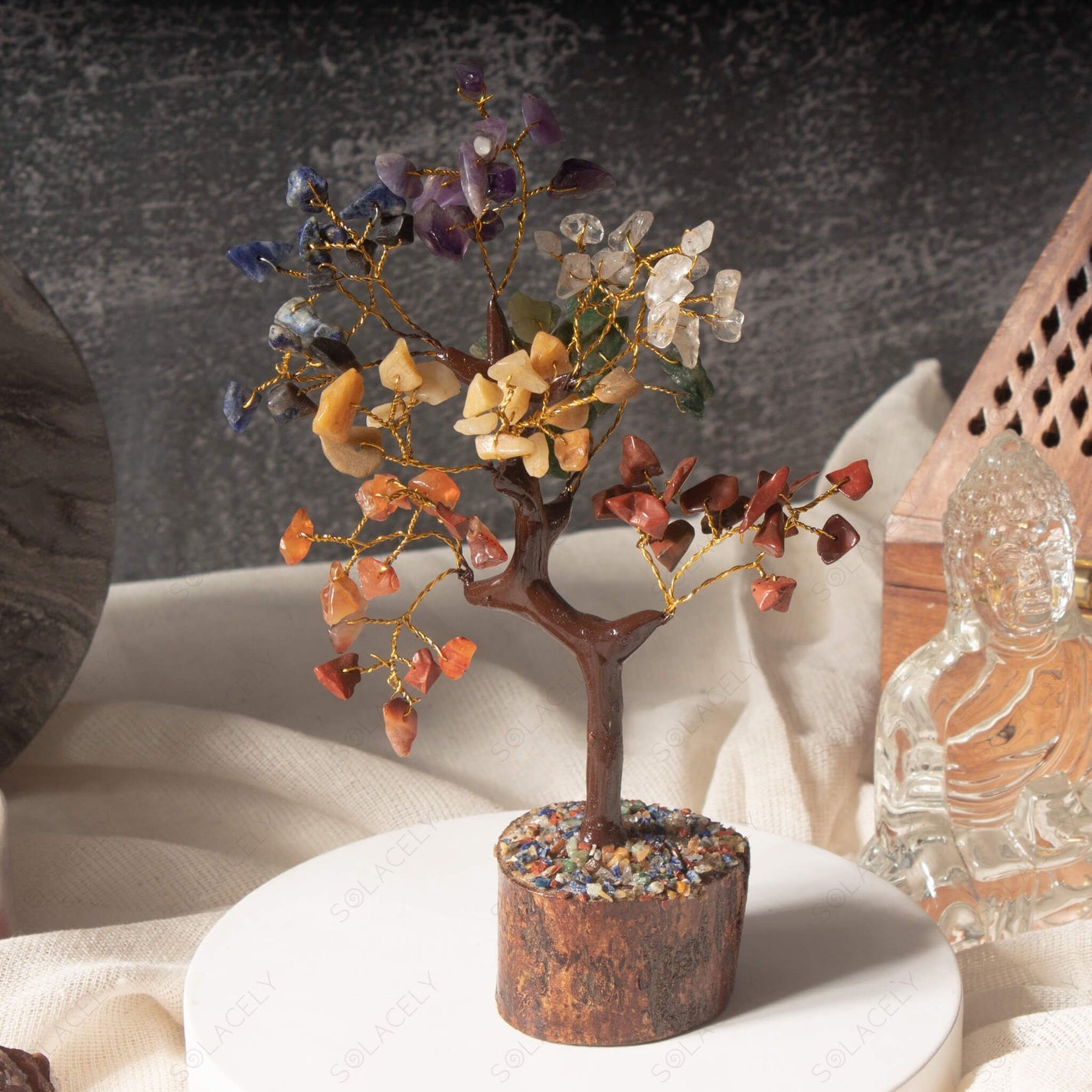 Seven Chakra Tree for Healing and Harmony - Solacely